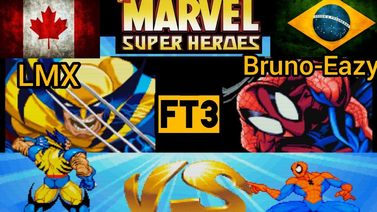 Marvel Super Heroes ((LMX🆚Bruno-Eazy))-FT3- #fightcade2 DATA 03/01/2024 ...