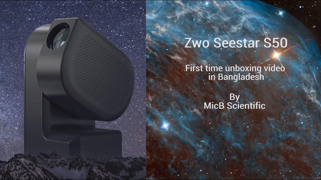 Unboxing The Zwo Seestar S50 Smart Telescope: The Simplest Telescope ...