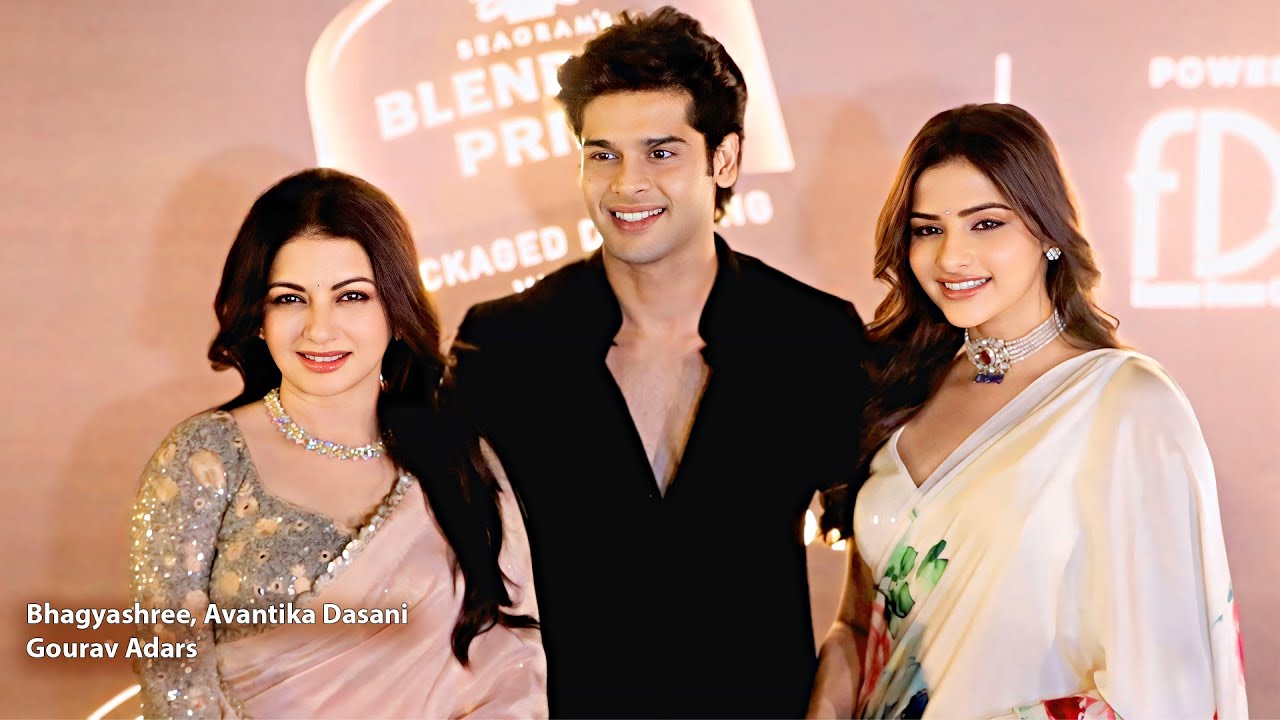 Bhagyashree Avantika Dassani and Abhimanyu Dassani At Tarun Tahiliani’s ...