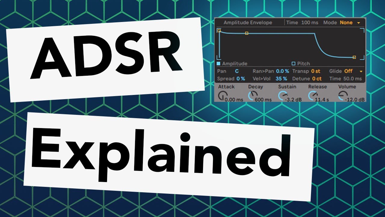ADSR Explained - Shape your samples to fit in your mix!!! - YouTube