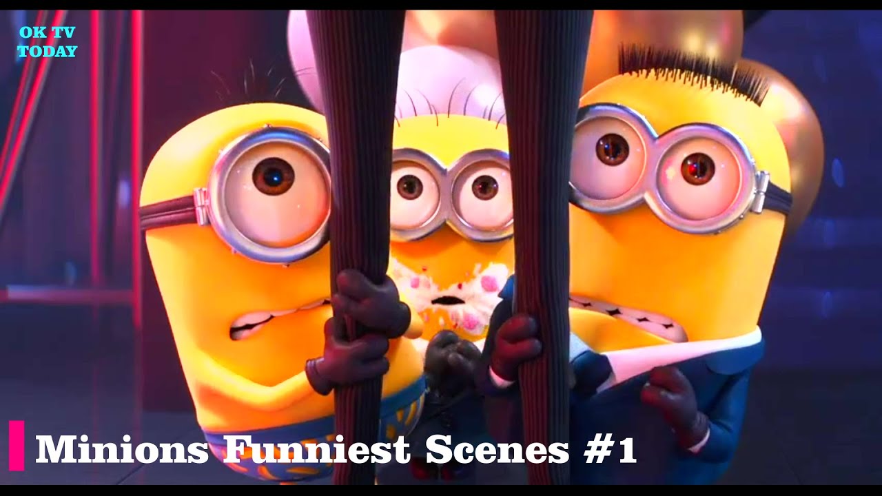 Minions Best Funniest Moments and Scenes in Despicable Me 4 (2024 ...