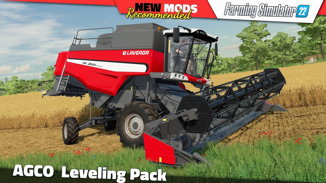 FS22 | LAVERDA Leveling Pack - Farming Simulator 22 Mods Review 2K60 ...