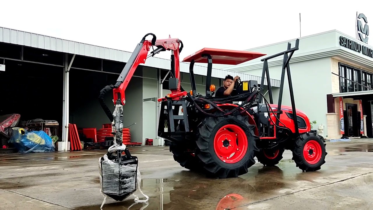 The Tractors 98 - Kioti DK4510 Feat Crane Graber FASSI M050P (Made in ...