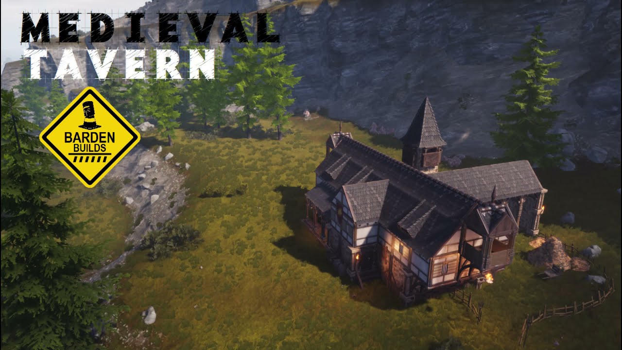 Conan Exiles: Medieval Tavern (Speed Build/ No mods) - YouTube