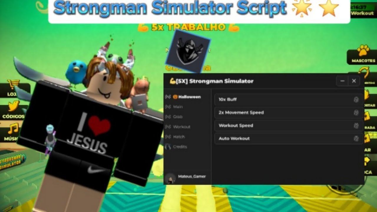 STRONGMAN SIMULATOR SCRIPT WORKING 2024 /NO BUGS - YouTube