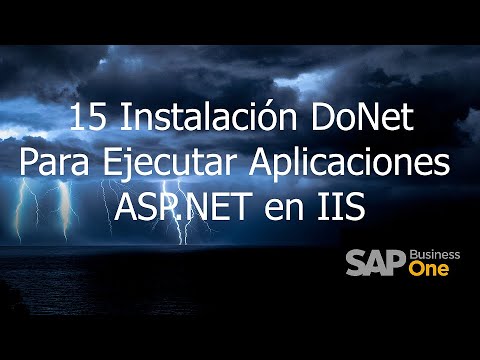 15 Instalacion DotNet para Ejecutar Aplicaciones ASP.NET en IIS (SAP B1 ...