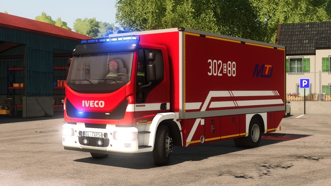 [FS19] Iveco Eurocargo SPGaz /Moto-Truck - JRG 2 Łódź - YouTube