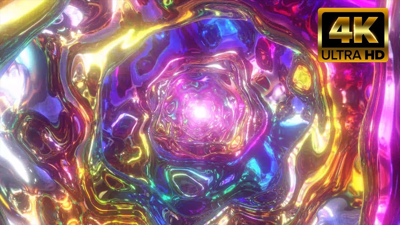 Colorful Mesmerizing Trippy Tunnel – Psychedelic Trance Hallucinations ...