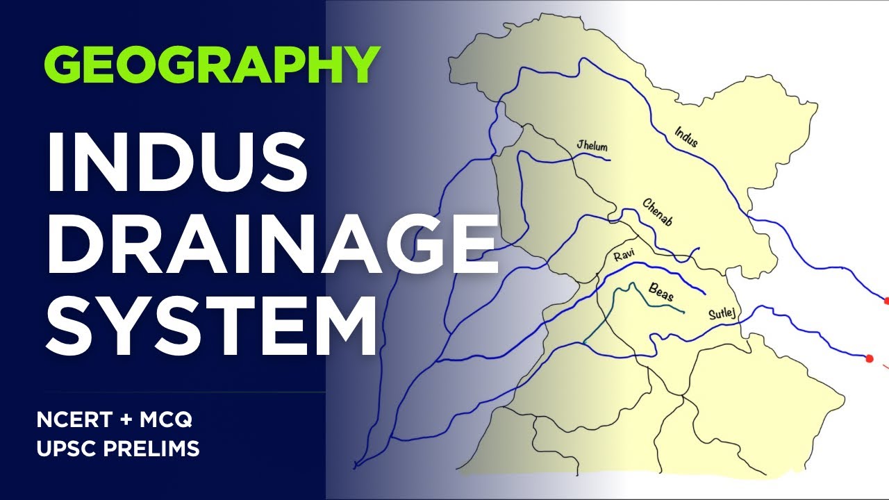 Indus Drainage System | NCERT + pyqs | Indian Geography | Tricks to ...