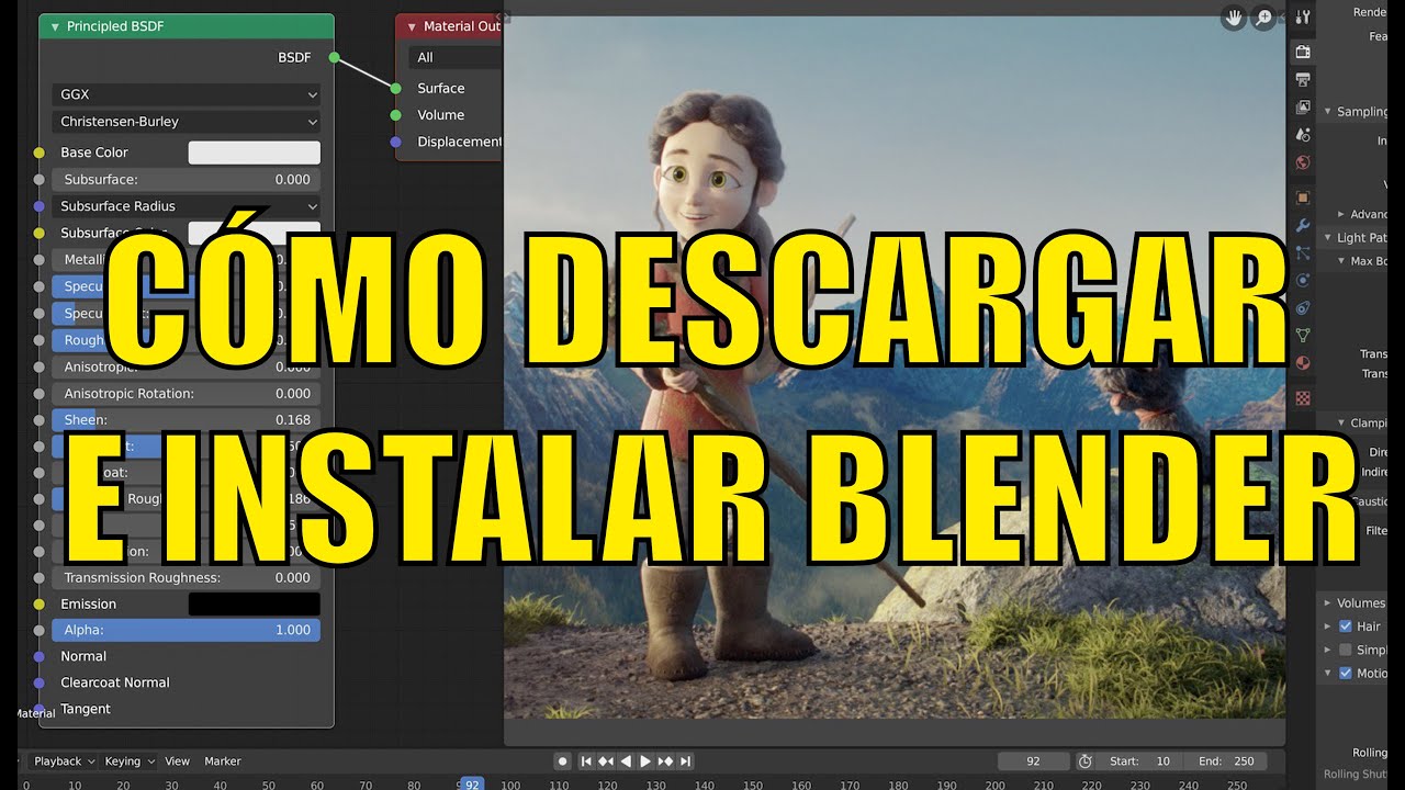 CÓMO DESCARGAR E INSTALAR BLENDER EN 2022 - CURSO DE BLENDER Parte 1 - YouTube