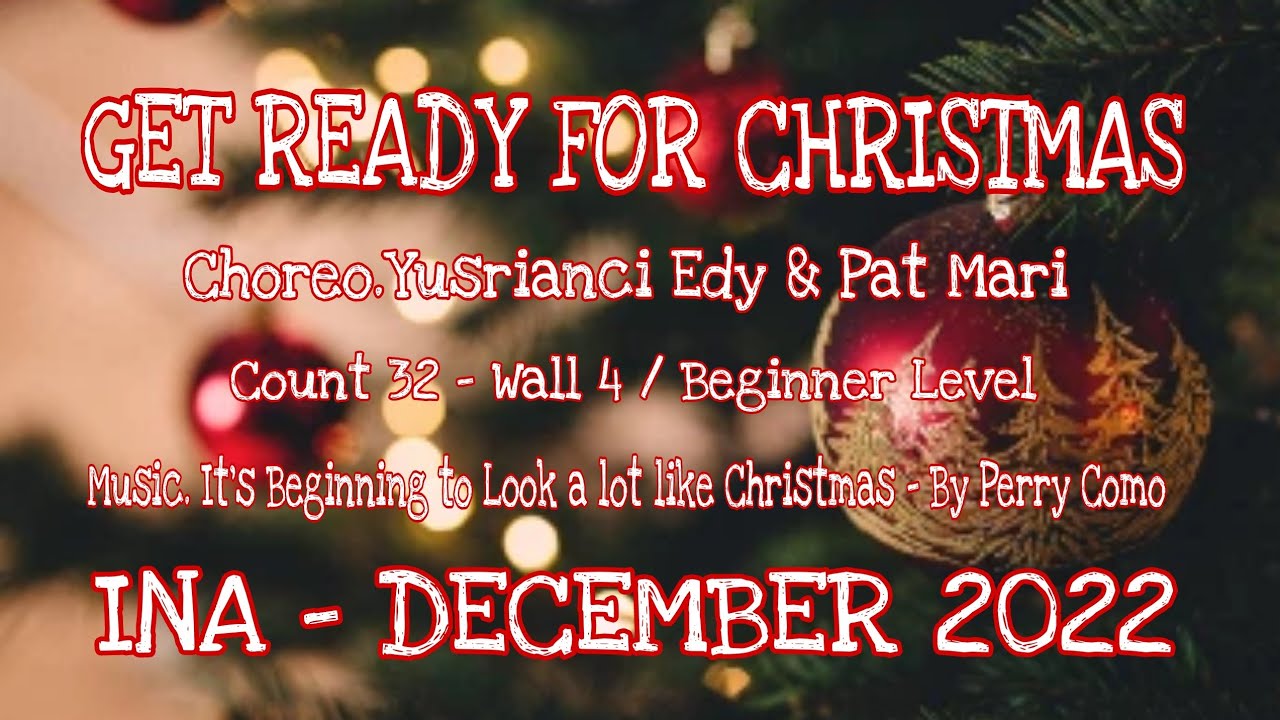 GET READY FOR CHRISTMAS - Line Dance (Dance & Tutorial) - YouTube