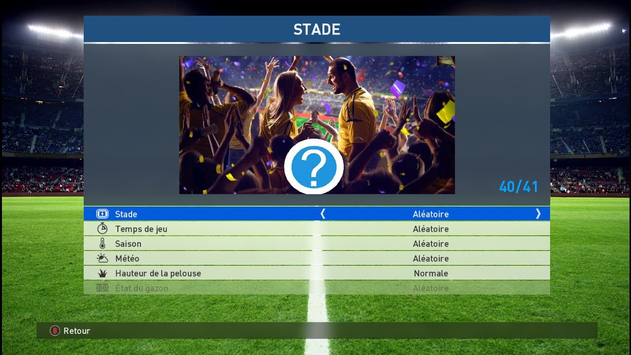 render PES 2017 تغير شكر اختيار الملاعب - YouTube