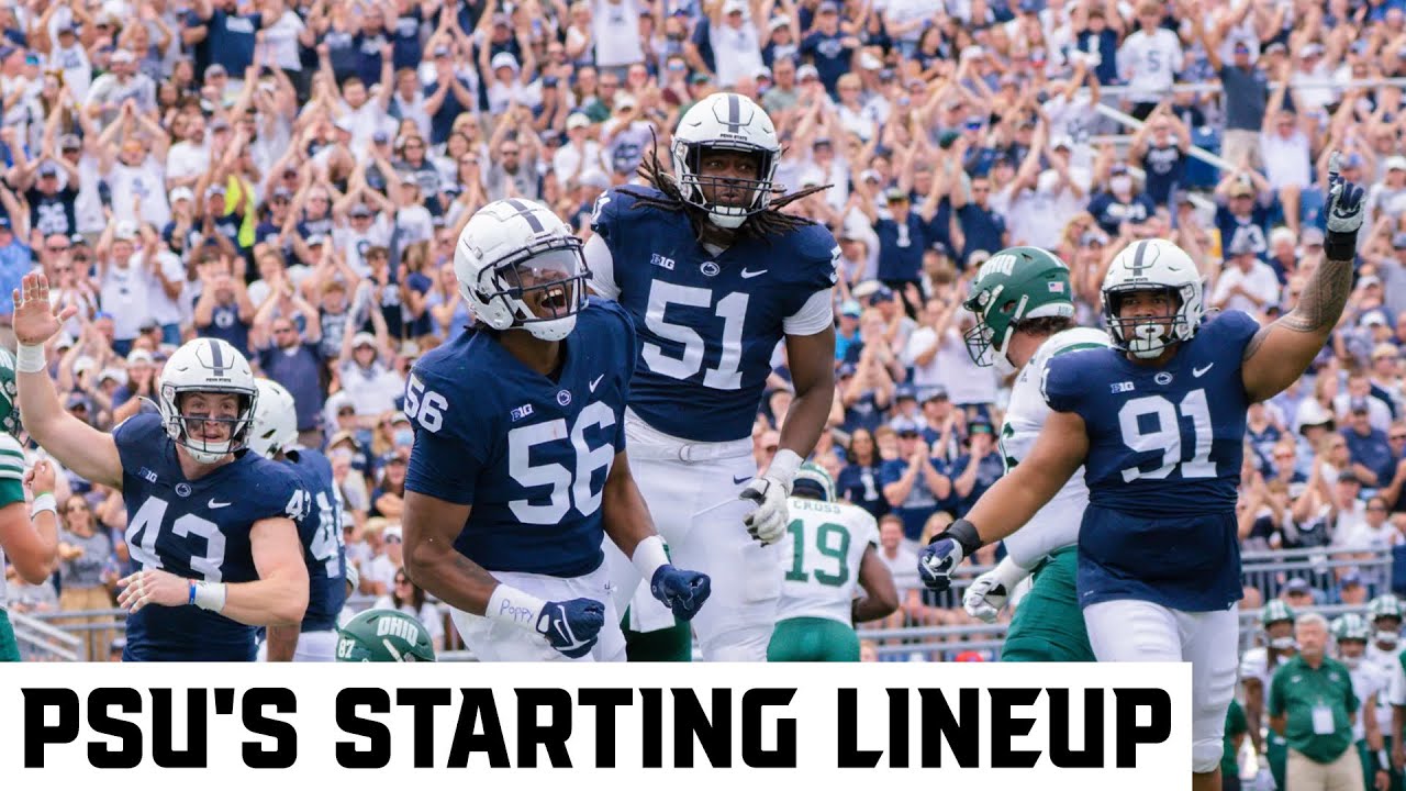Breaking Down Penn State's Starting Lineup From Left To Right - YouTube