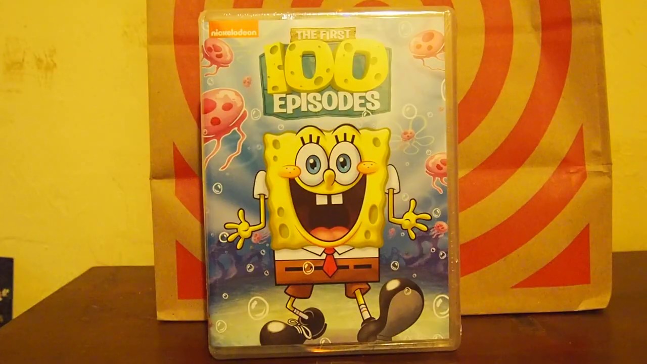 Spongebob the first 100 episodes dvd unboxing - YouTube