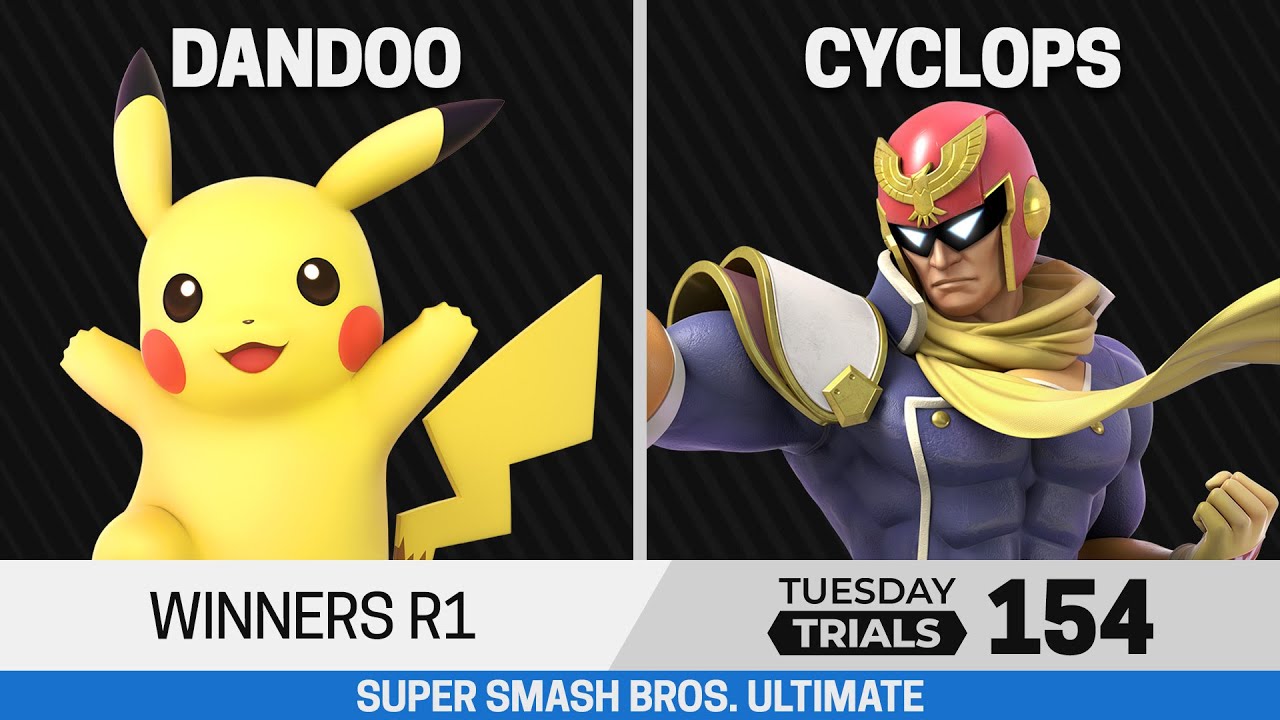 Tuesday Trials 154 SSBU Winners R1 - Dandoo (Pikachu) vs Cyclops ...