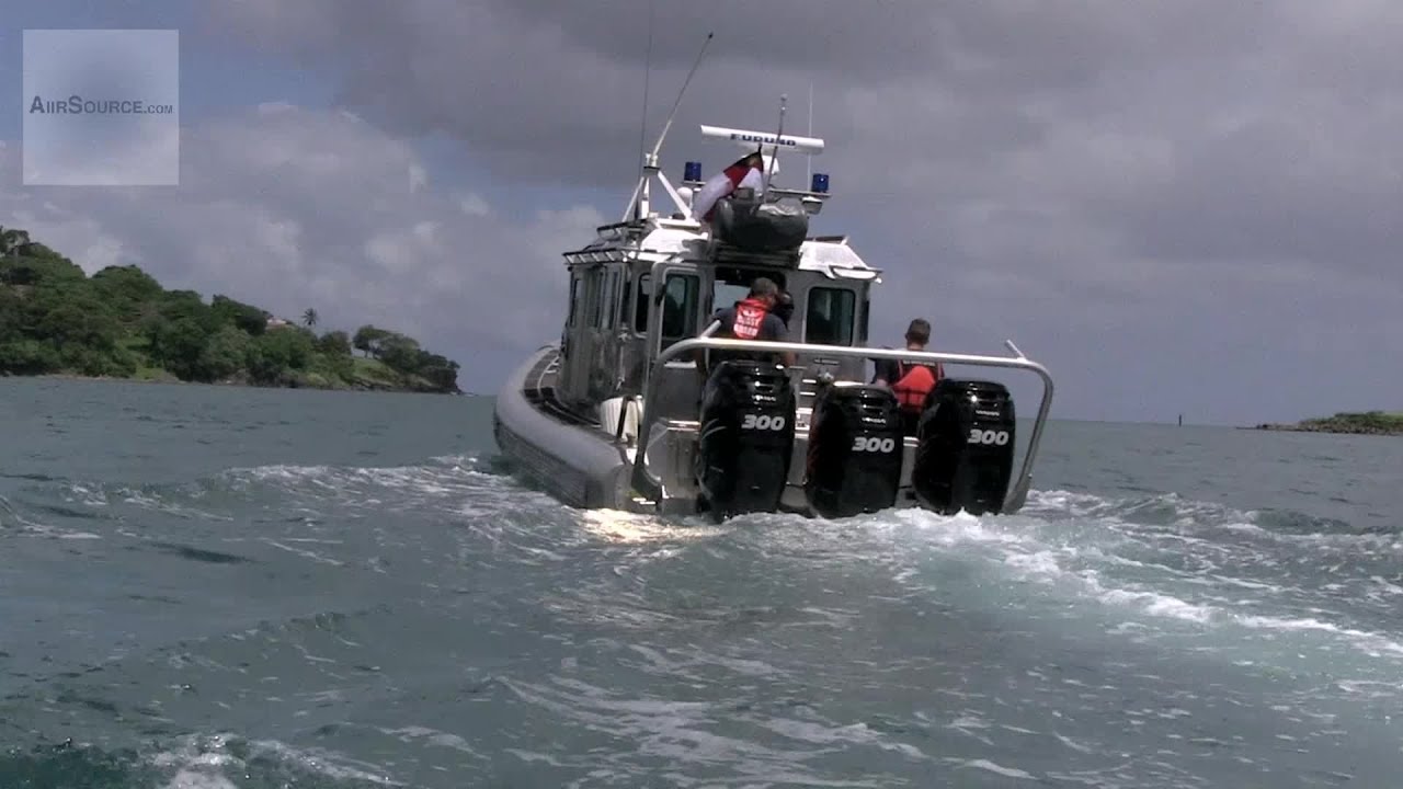 U.S., Bahamian and Saint Lucian Coast Guard Interceptor Training - YouTube