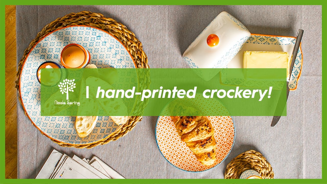 Enjoy A Gorgeous Vintage Charm with Nicola Spring Crockery - YouTube