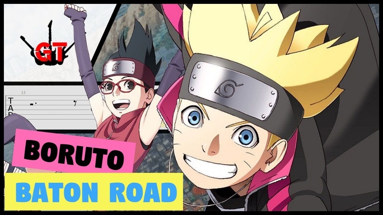 Guitar Tab - Baton Road - Boruto 1 Abertura - YouTube