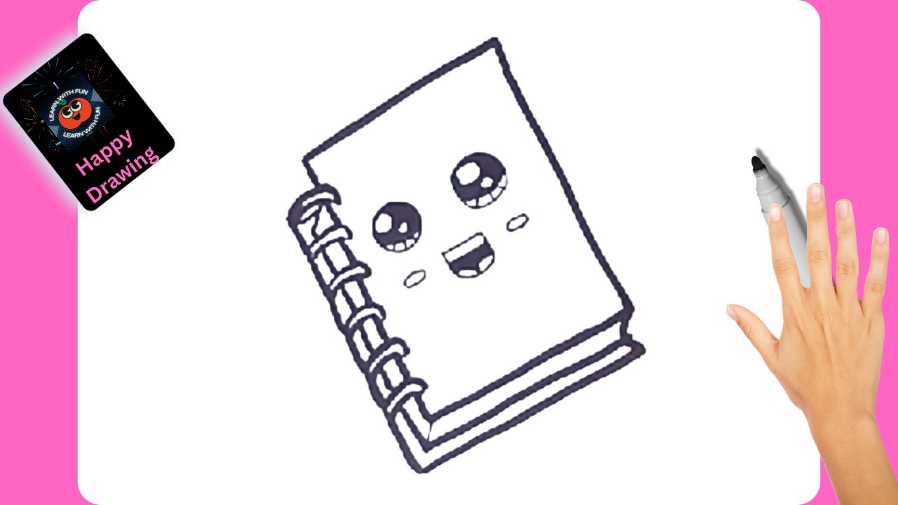 how to draw a cute notebook easy |notebook |book |आसान ड्राइंग |draw # ...
