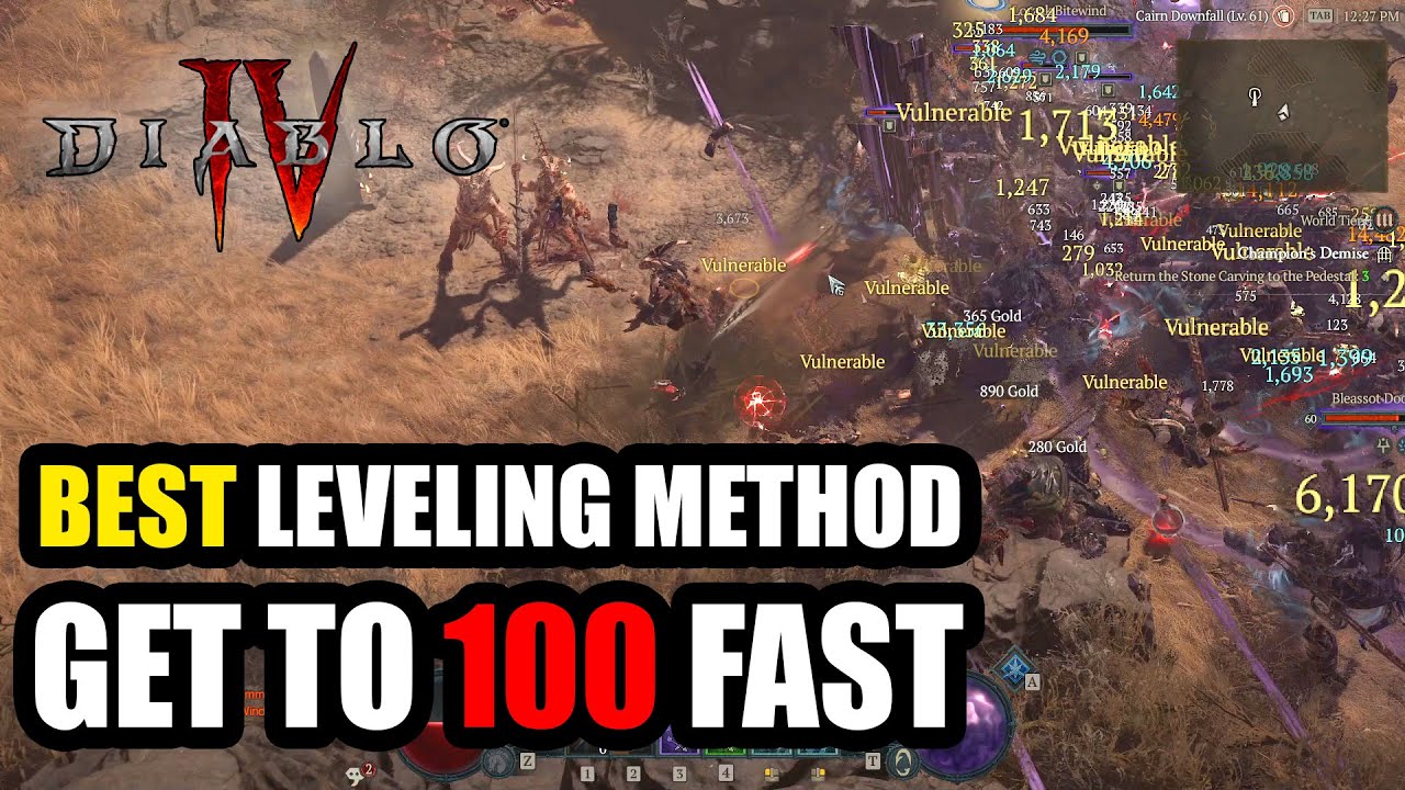 Diablo 4 THE BEST Exp Farm to Level 100 - DO THIS NOW! - YouTube