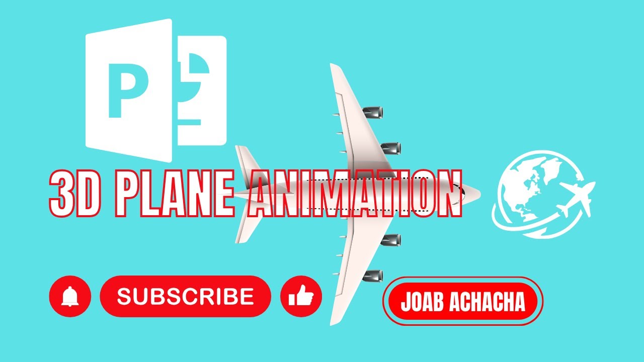 3D AIRPLANE ANIMATION IN POWERPOINT - YouTube