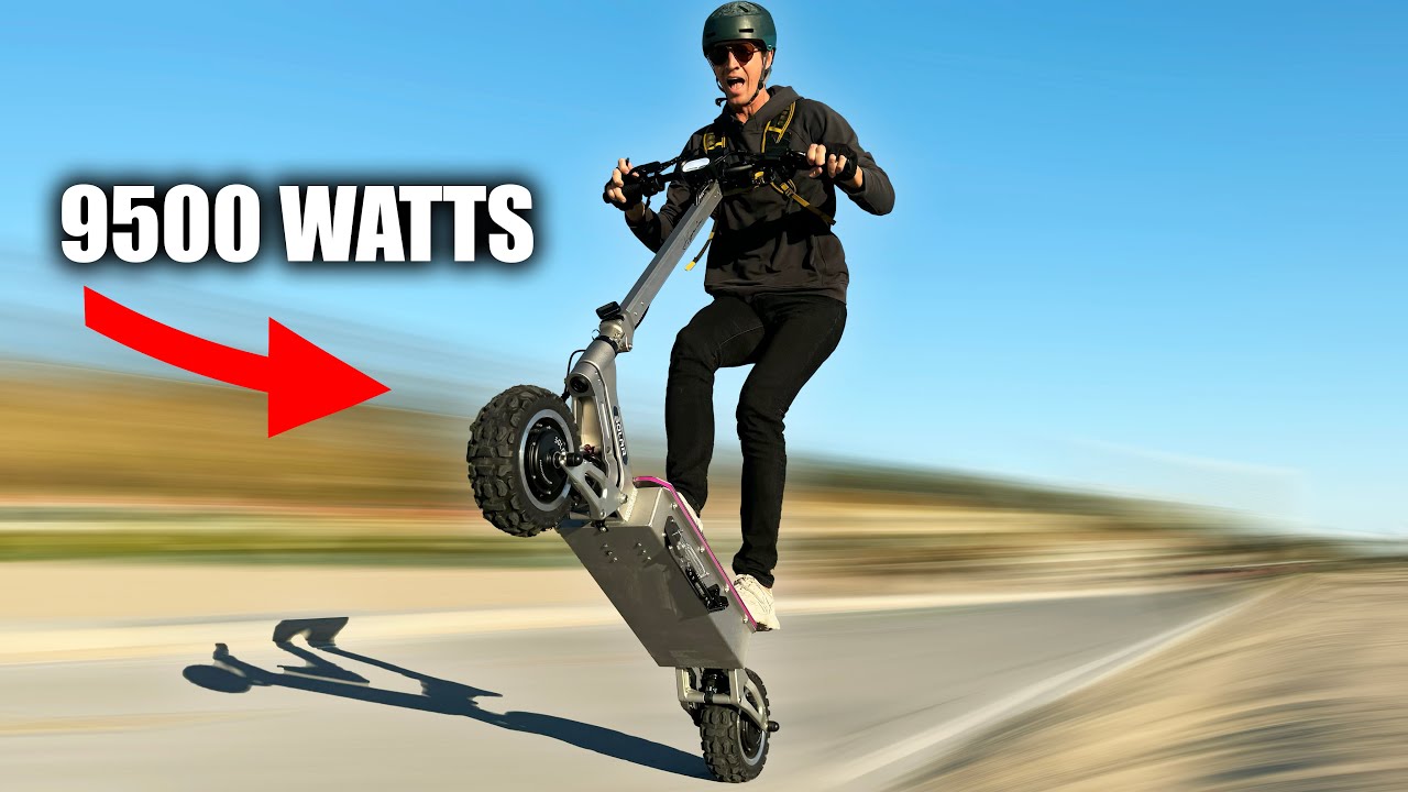 The NEW "65 MPH" Solar Hyperion Electric Scooter! - YouTube