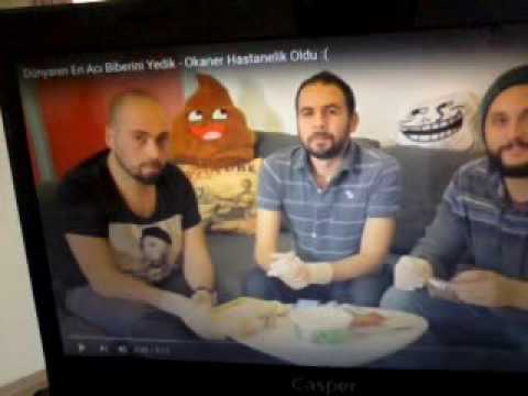Oha diyorum dünyanın en acı biberi yedi okaner hastanelik oldu