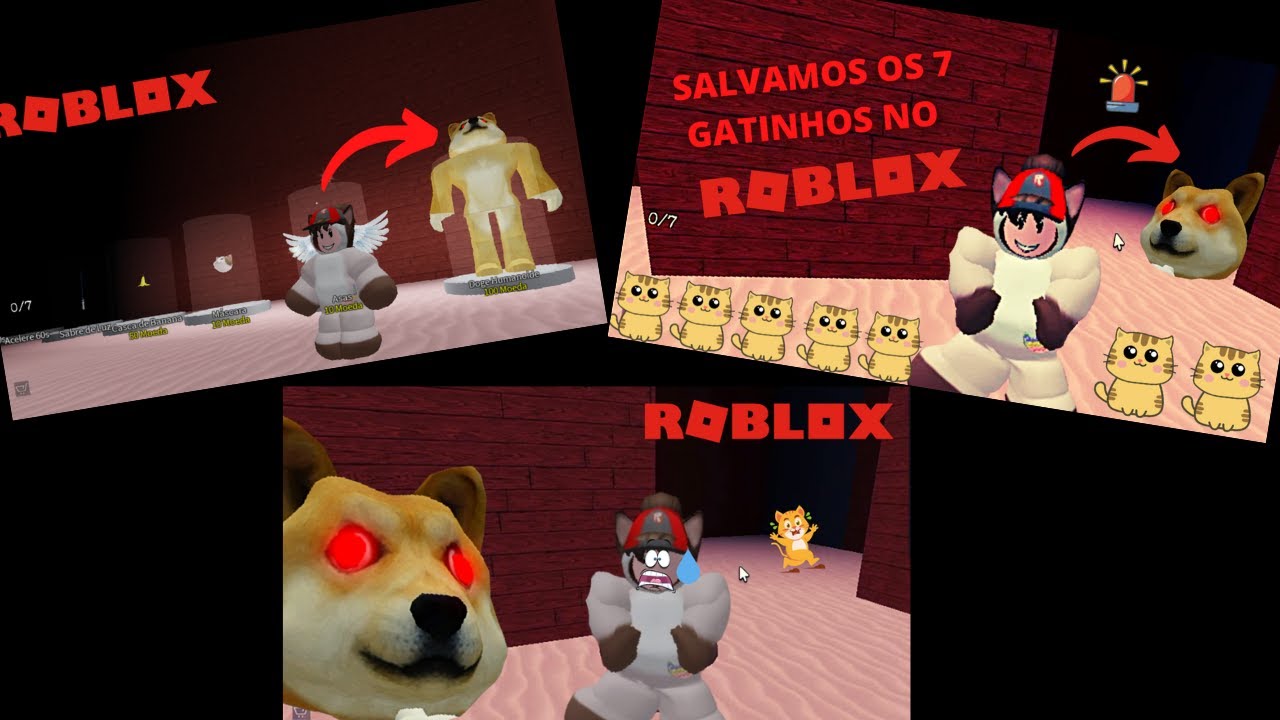Desafio Doge Head Escape do Roblox - Vídeo Completo - YouTube