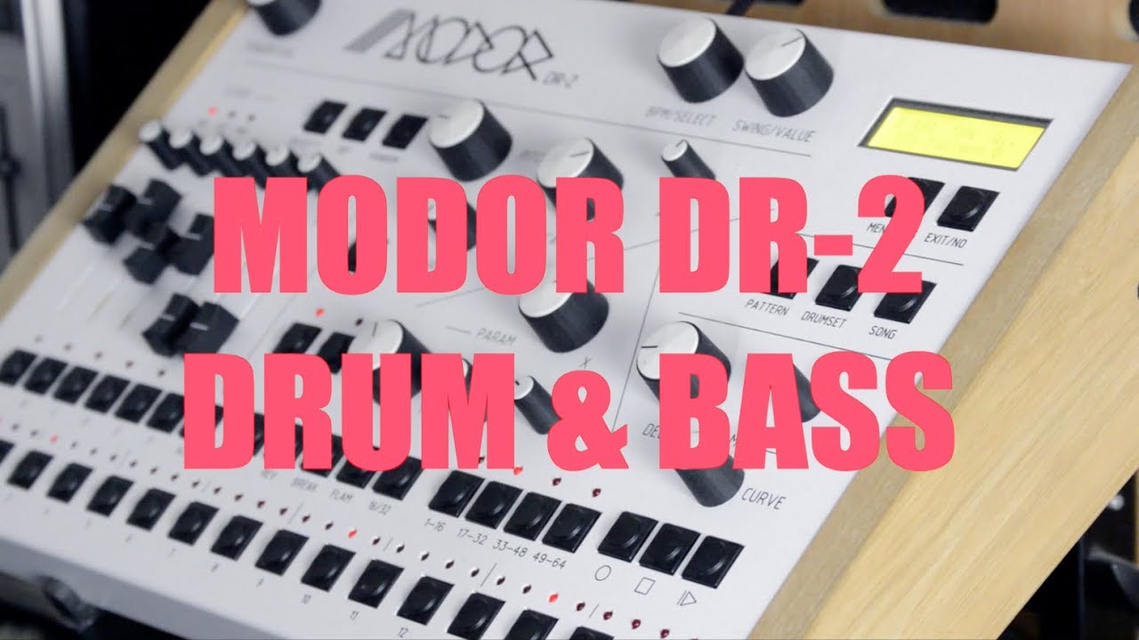 Modor DR-2 Drum machine - Drum & bass (no talk ) - YouTube