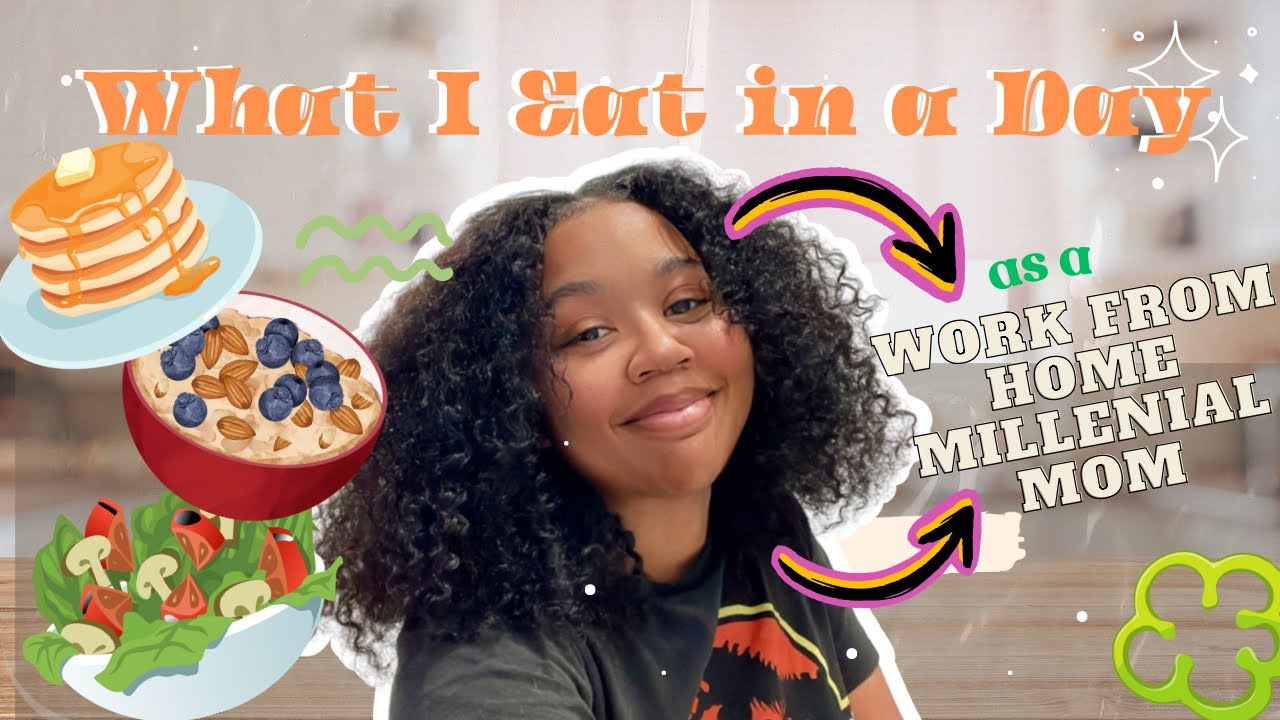 Vlogging WHAT I EAT IN A DAY as a WFH millennial mom - YouTube