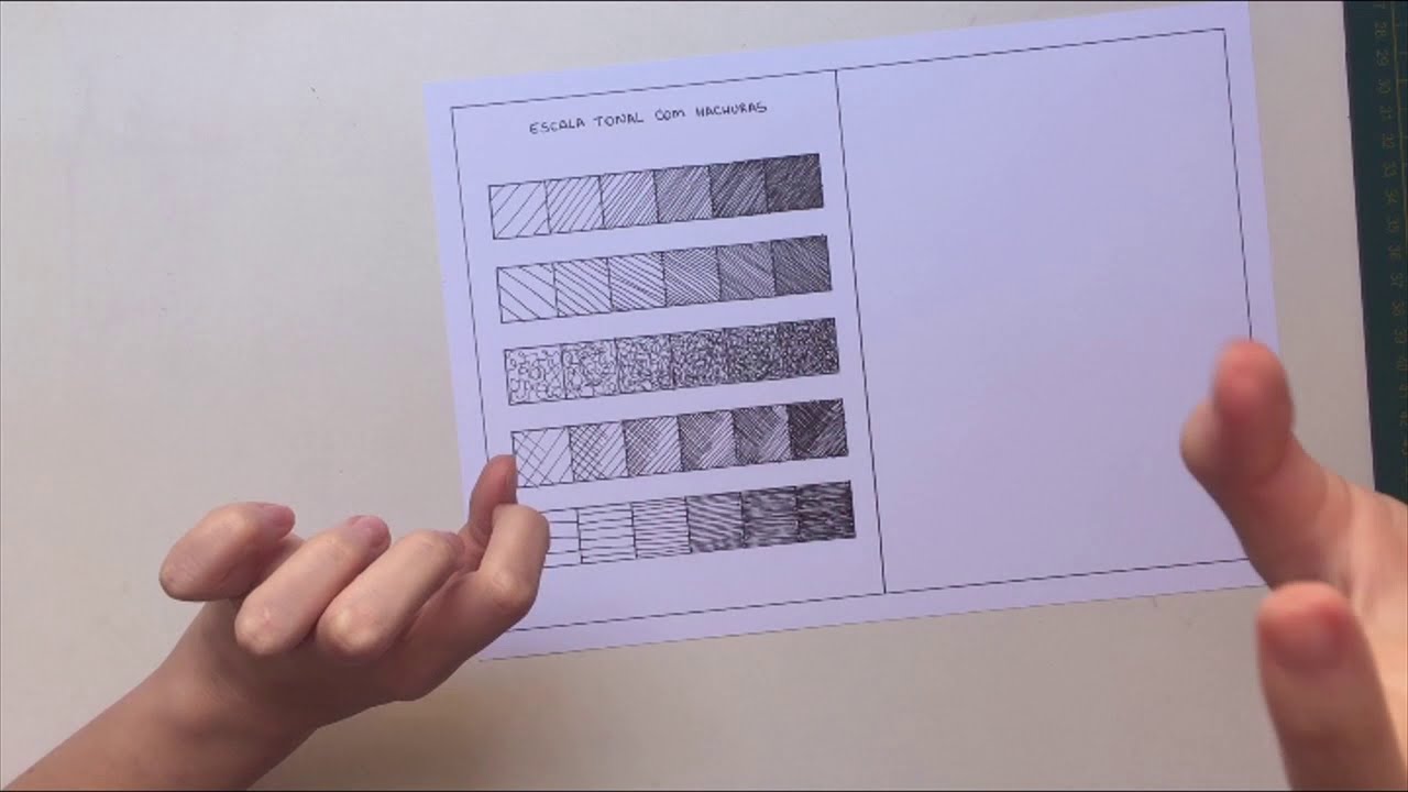 Escala tonal com hachuras - YouTube