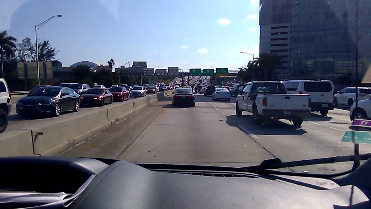 Driving in Miami. Traffic Jams April 2017 - YouTube