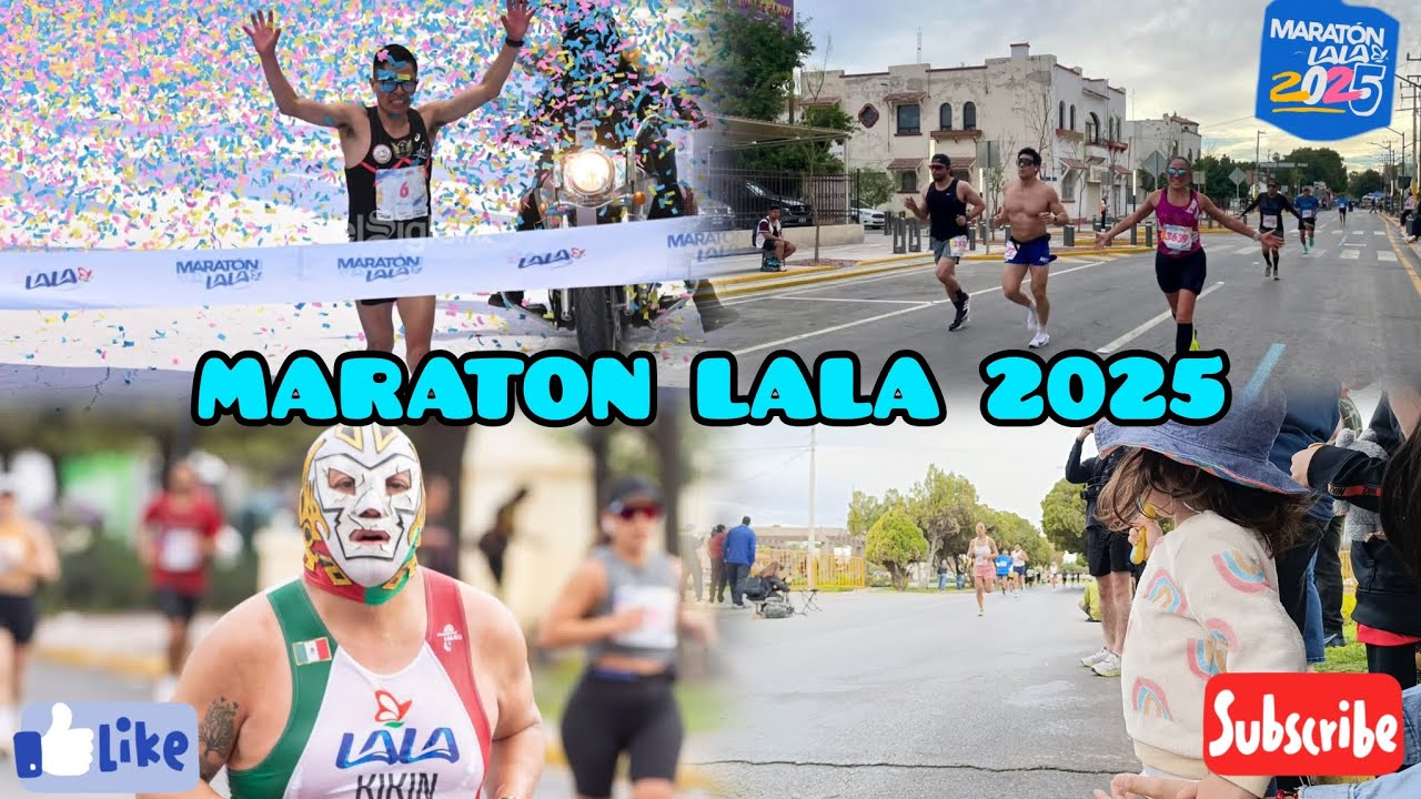 MARATON LALA 2025 (Torreón Coahuila)🏃 II motivamos a los corredores ...