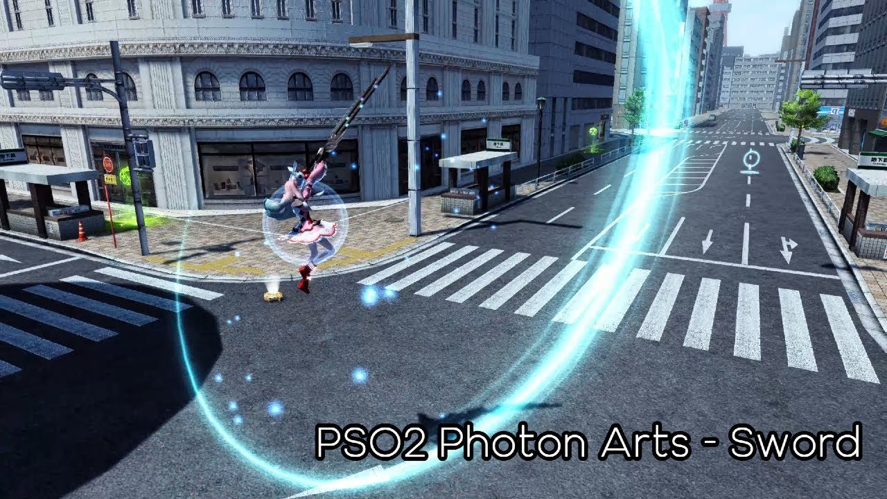 PSO2 All Sword Photon Arts (2019) - YouTube