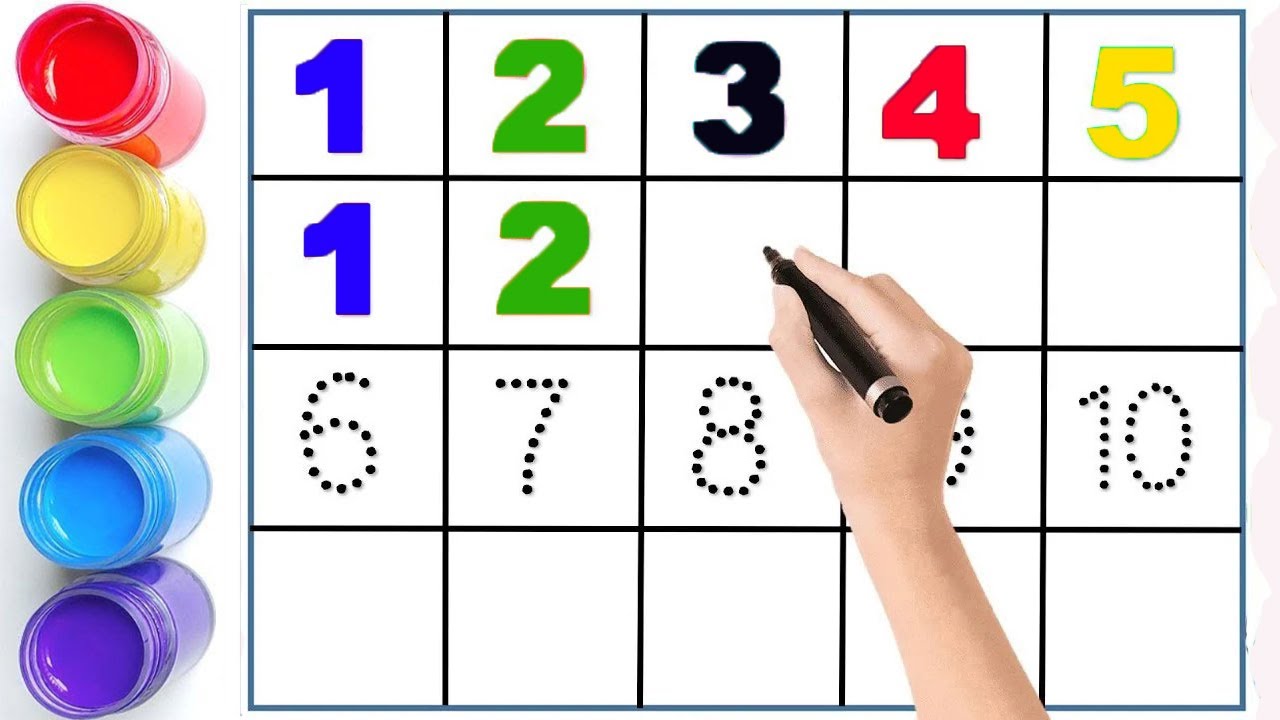 123 Number | 123 Number Names | 1 To 20 Numbers | 123 learning for kids ...