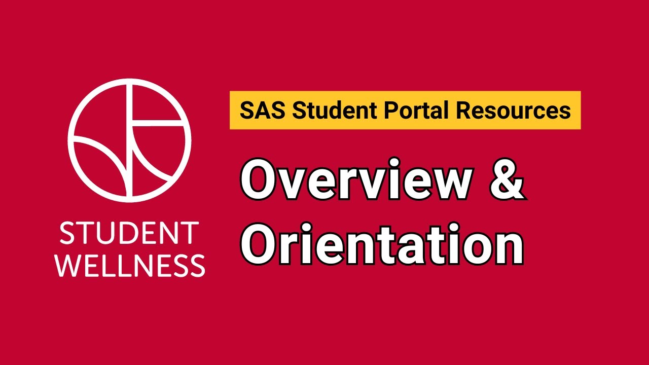 Overview & Orientation of the SAS Student Portal - YouTube