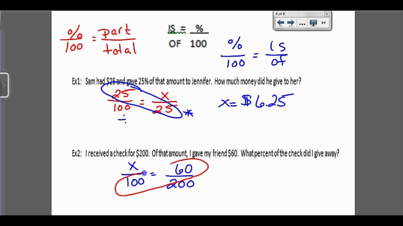 Percent, Proportions, and Order of Operations ACT PREP - YouTube