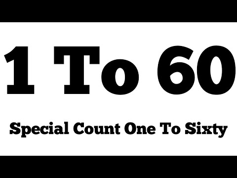 Count 1 To 60 - YouTube