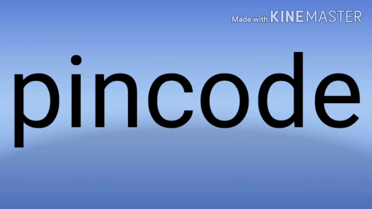 Pincode - YouTube
