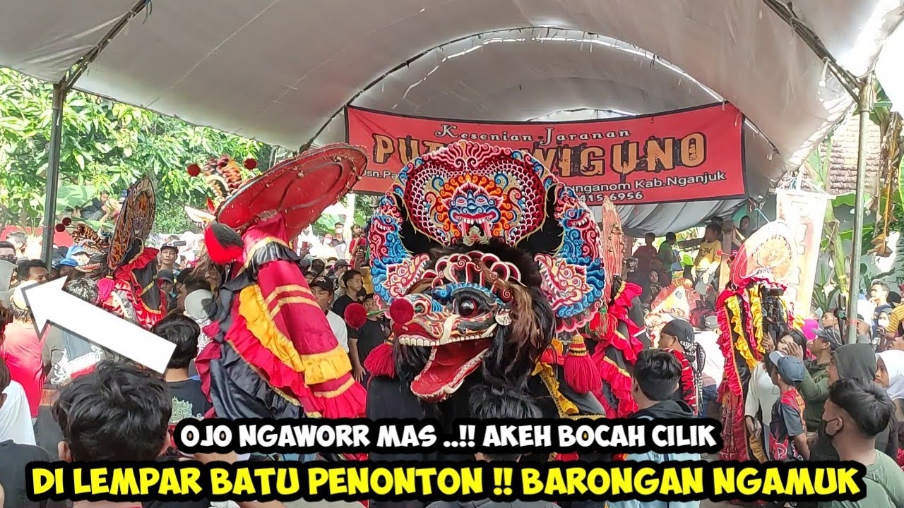 Barongan Di Lempar Batu Penonton Ngamuk ‼️ Jaranan Putro Wiguno Live