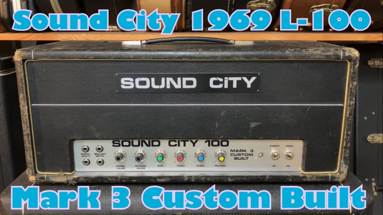 Sound City 1969 L-100 Mark 3 Custom Built Head Amp - YouTube