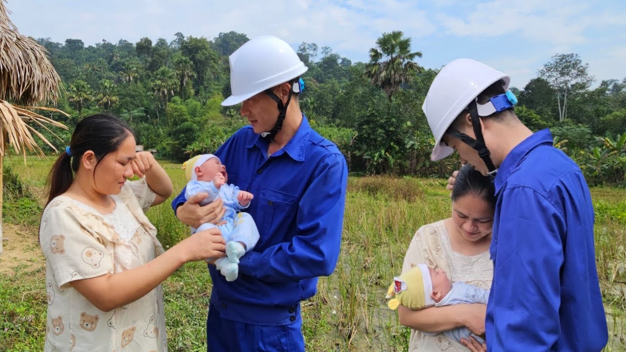 After many days of waiting, the husband finally found Lu and his child ...