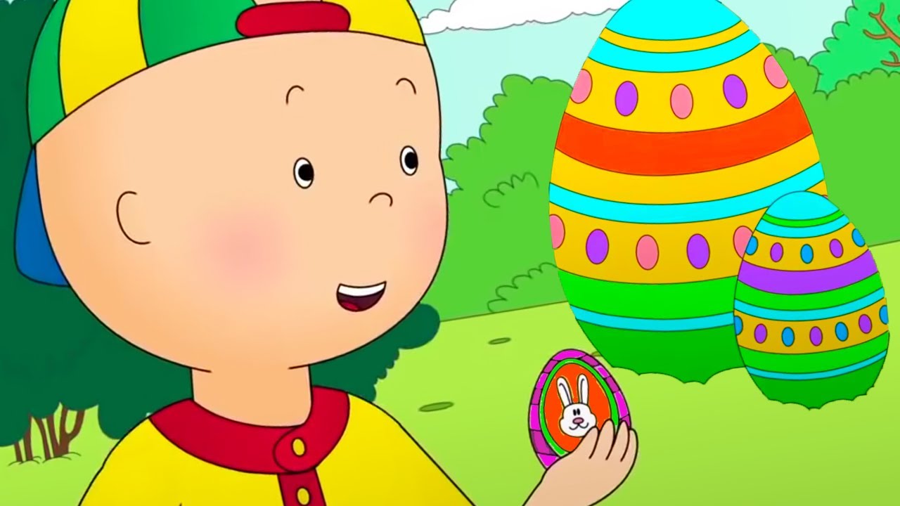 Caillou et la Pâques | Les Nouvelles Aventures de Caillou | Caillou en ...