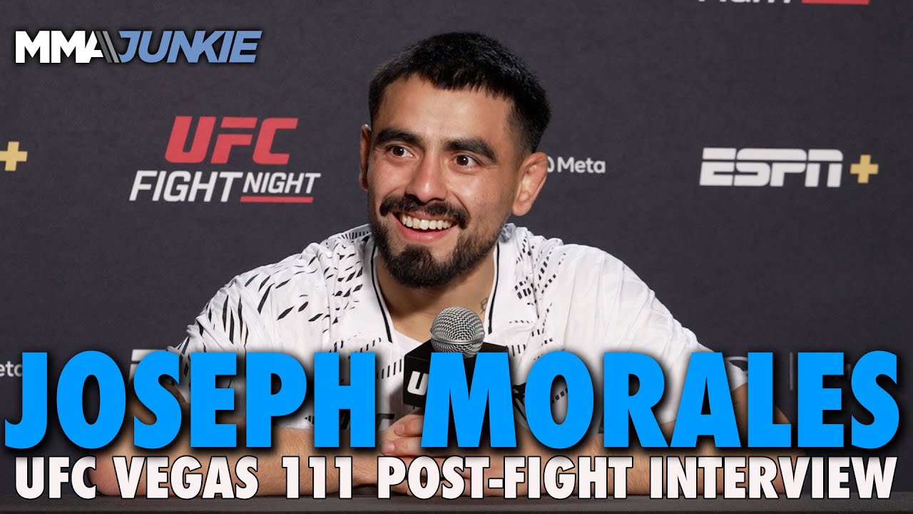 Joseph Morales: 'I match up great' with UFC champ Alexandre Pantoja ...