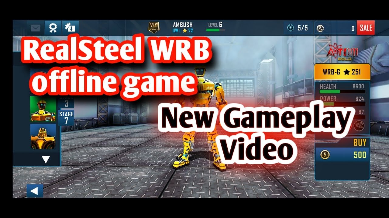 Real Steel WRB | This is an offline game | my robot fighting gameplay ...