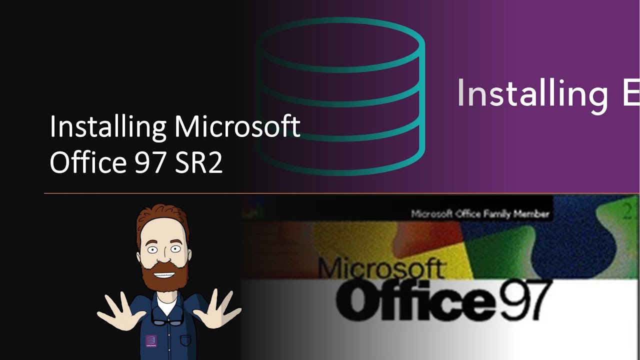 Office 97 - Part 3 - Installing Office 97 SR2 - YouTube