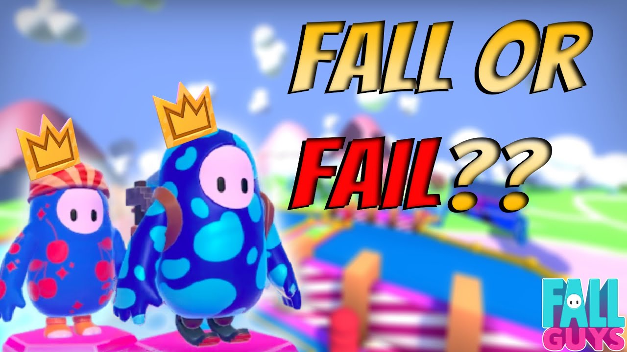 Falling in Fall Guys = Wins?? - YouTube