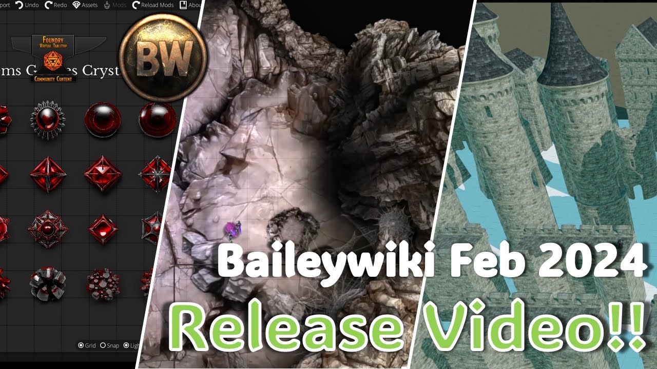 2024 February Baileywiki Release - Caves, Ruins, 2D and 3D maps - YouTube