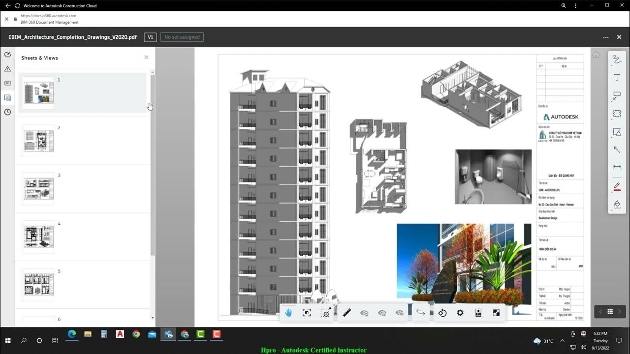 Khóa học BIM for Project Manager Bài 2- Phần 06 Uploading PDF Drawings Project Files - YouTube