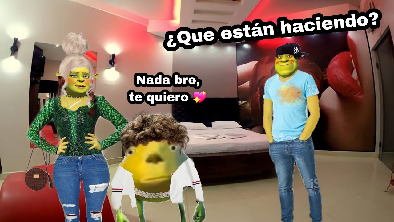Fiona buchona joven ENGAÑA al shrek con el pelos de maruchan - YouTube